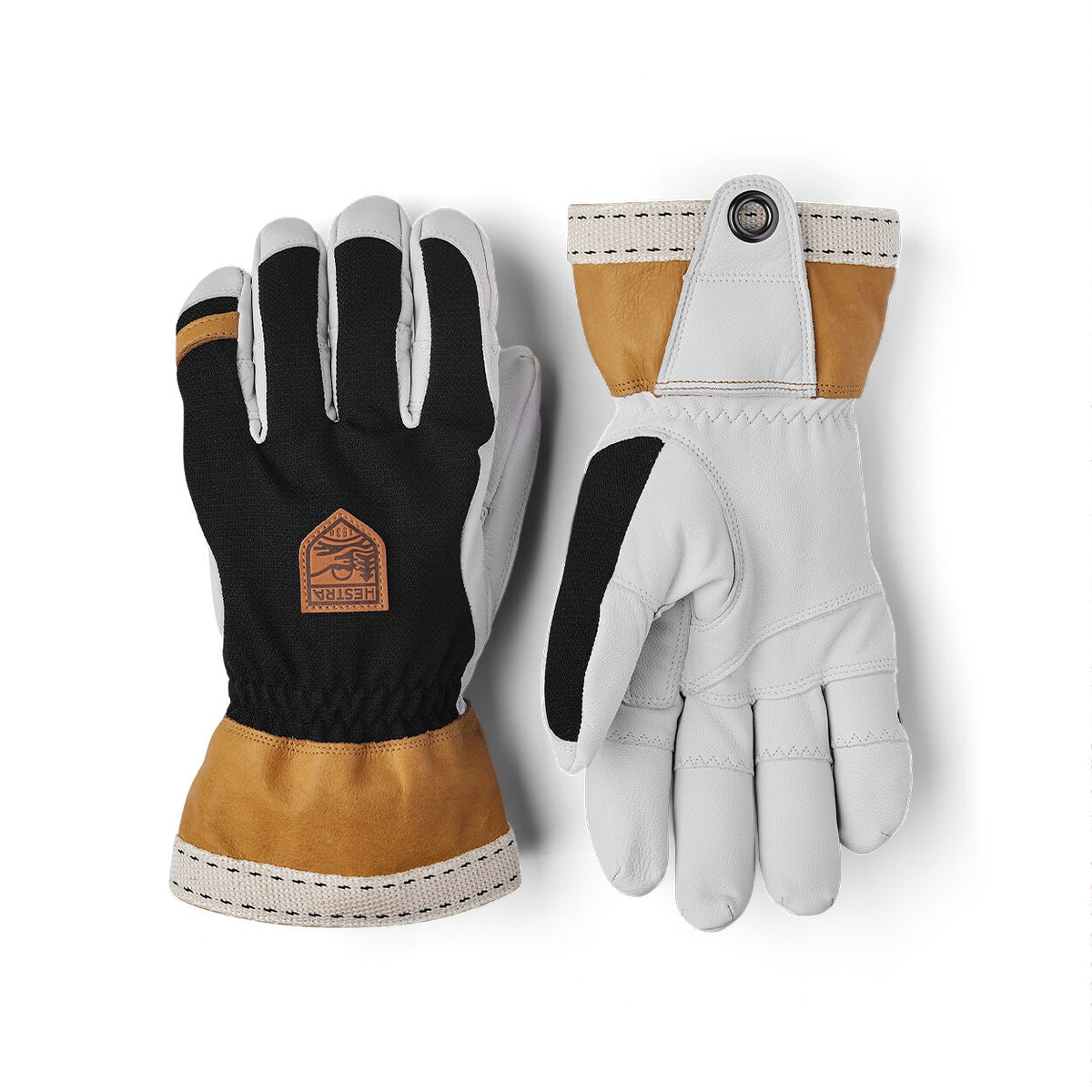 Hestra Ergo Grip Alpha 5 Finger - Black | Alpingaraget
