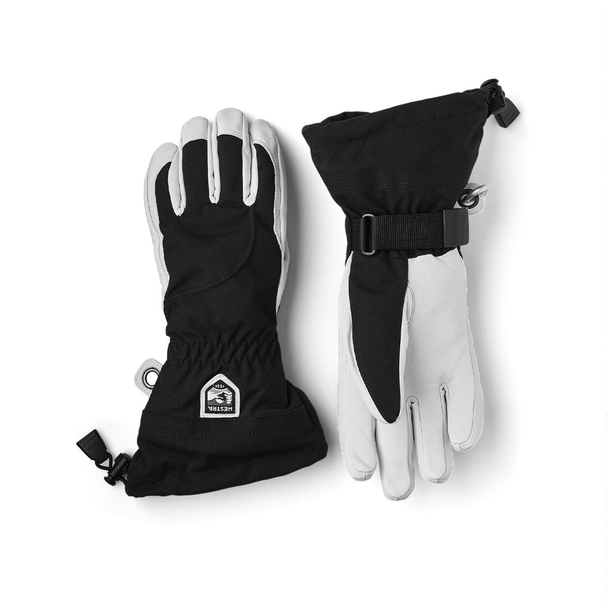 Hestra Heli Ski Female 5 Finger - Black – Alpingaraget