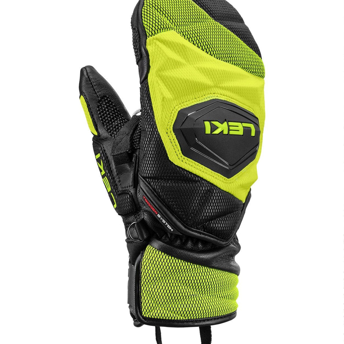 Leki WCR Venom 3D Junior Mitt - Black / Ice Lemon Svart – Alpingaraget